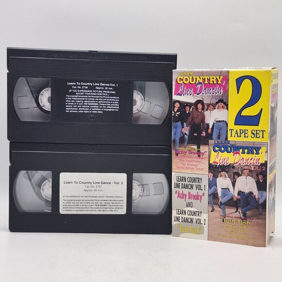 Simitar Entertainment | Media | Learn Country Line Dancin Vol Vol 2 Vhs ...